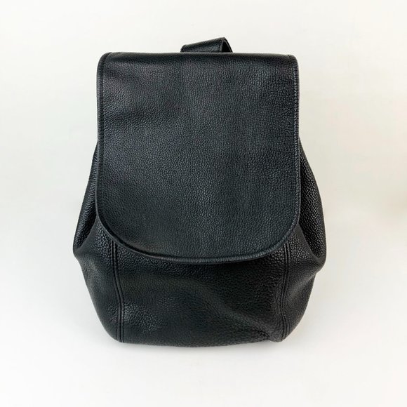 Roots | Bags | Roots Black Leather One Shoulder Mini Backpack | Poshmark